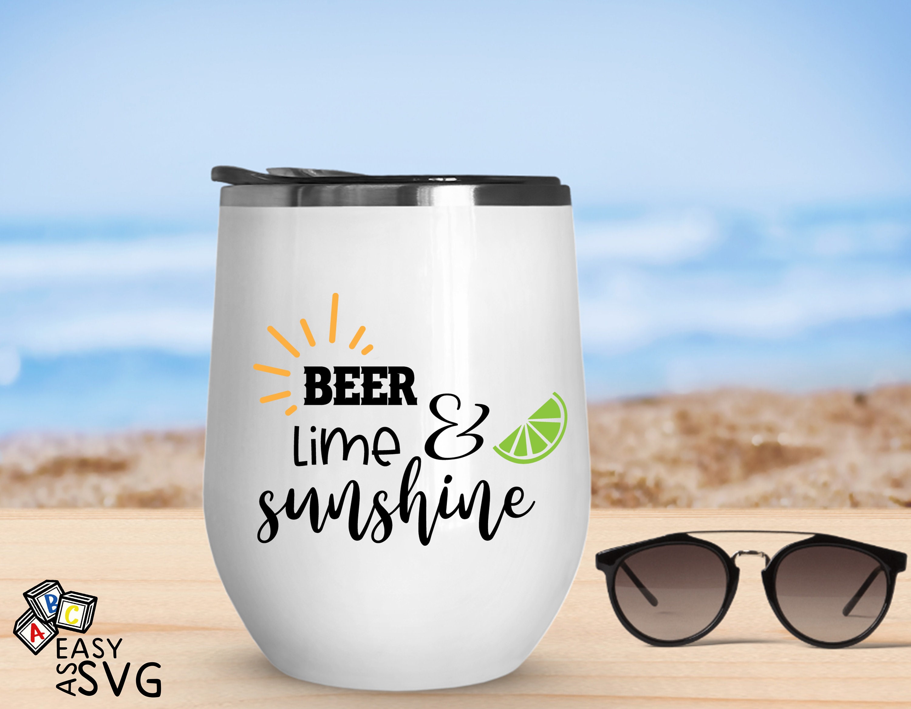 Beer Lime & Sunshine SVG Summer Party SVG Cute Drinking SVG - Etsy Canada