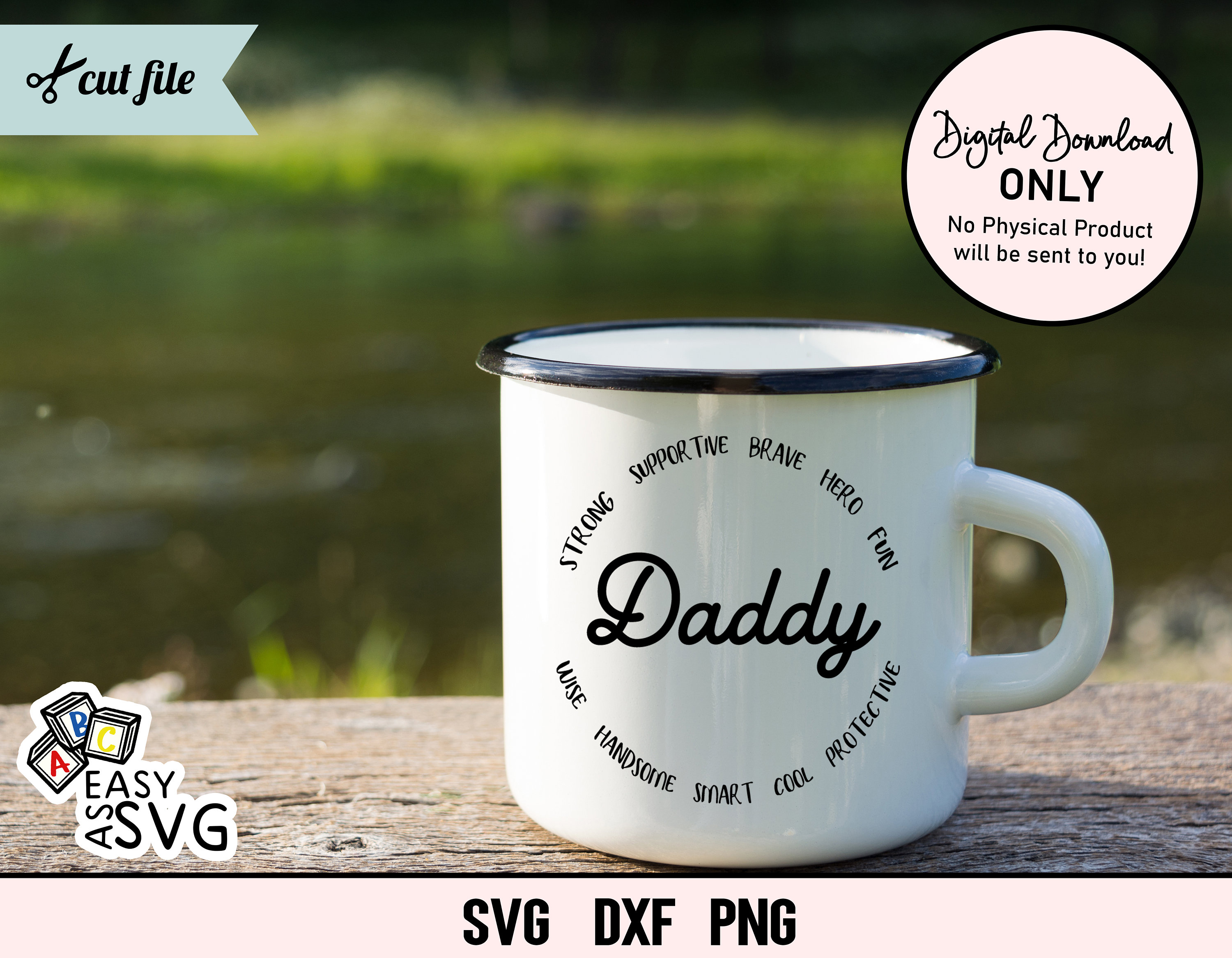 Daddy SVG Fathers Day SVG New Father Svg Dad svg Promoted | Etsy