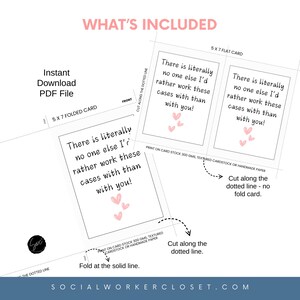 Coworker Case Manager Appreciation Card for Case Manager Week ...