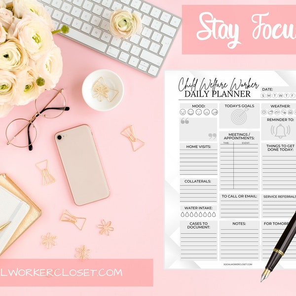 Social Work Planner - Etsy