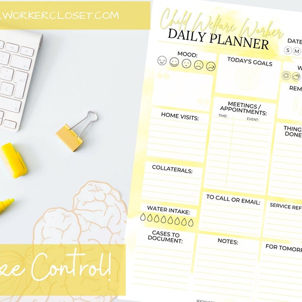 Social Work Planner - Buy Online - Etsy