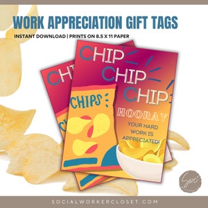 Printable Work Treat Tag - Chip Chip Chip Hooray Case Manager ...