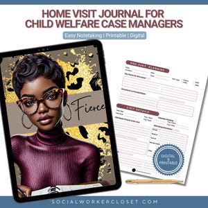 2025 Child Welfare Case Manager Planner: Home Visit Notebook (PDF) - Etsy
