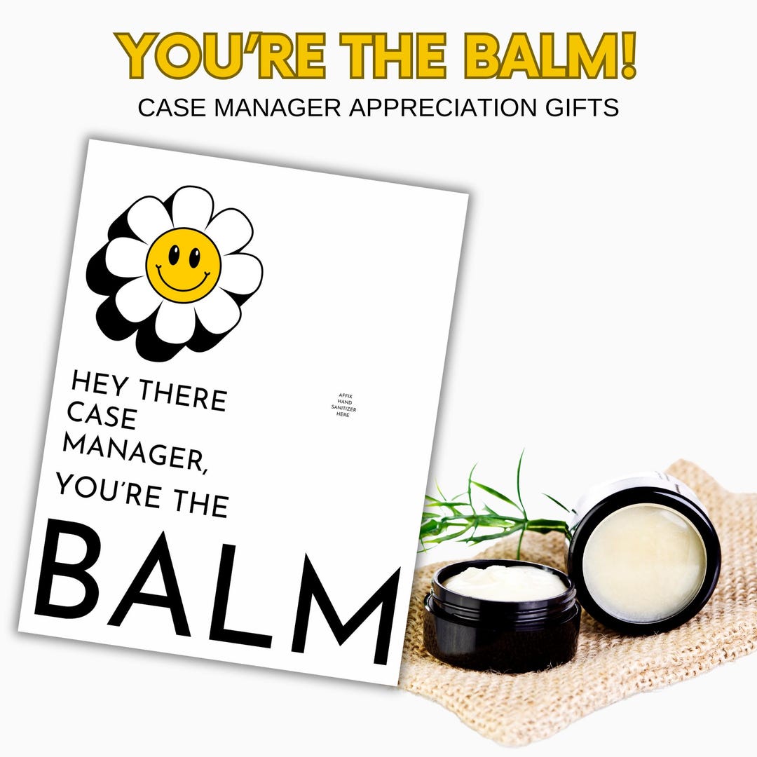 You're the Balm Appreciation Tag for Nurse Case Manager Gift Tag ...