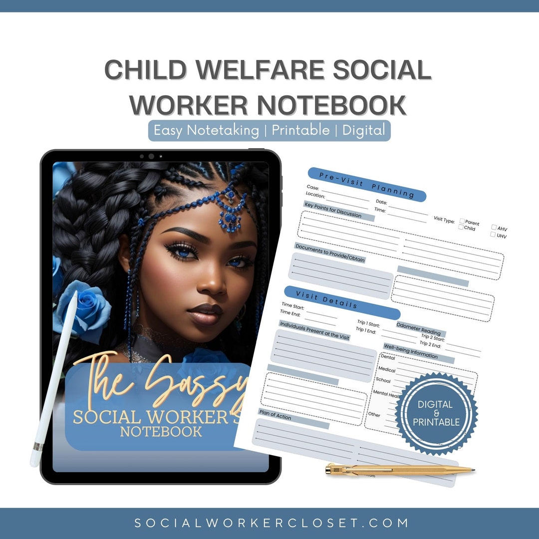 Notebook for Social Workers | Child Welfare Worker Journal ...