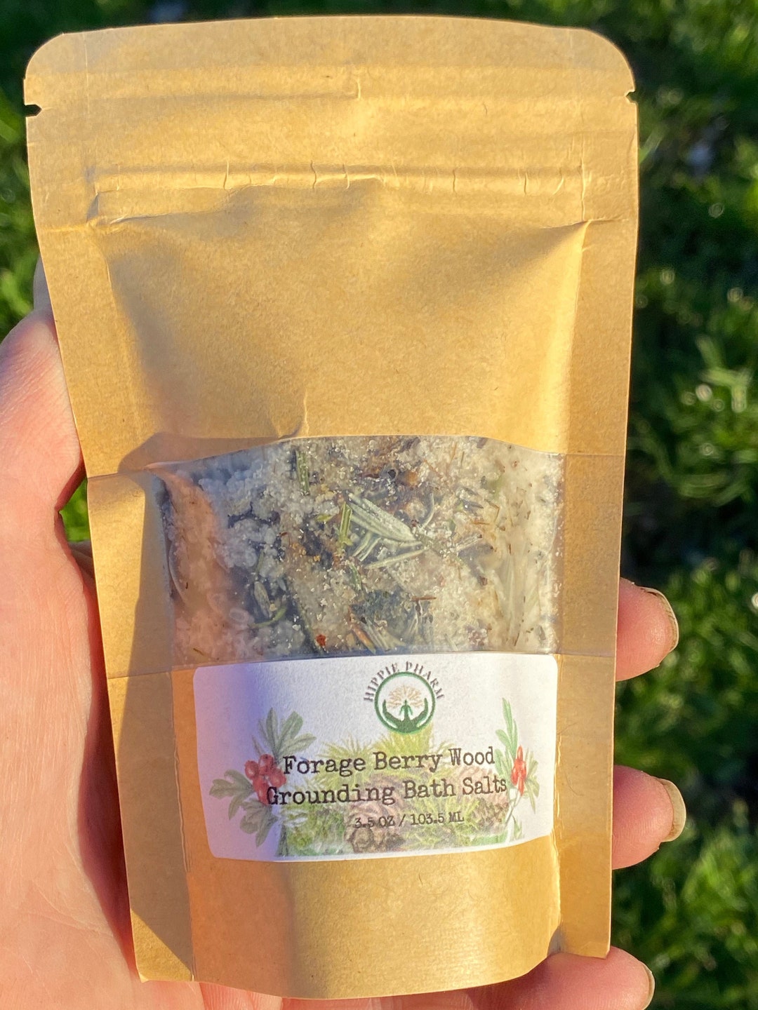 Foraged Berry Wood Bath Salts: Aromatherapy Grounding Soak - Etsy