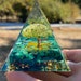 Peridot and Malachite Orgone Pyramid Generator Reiki - Etsy