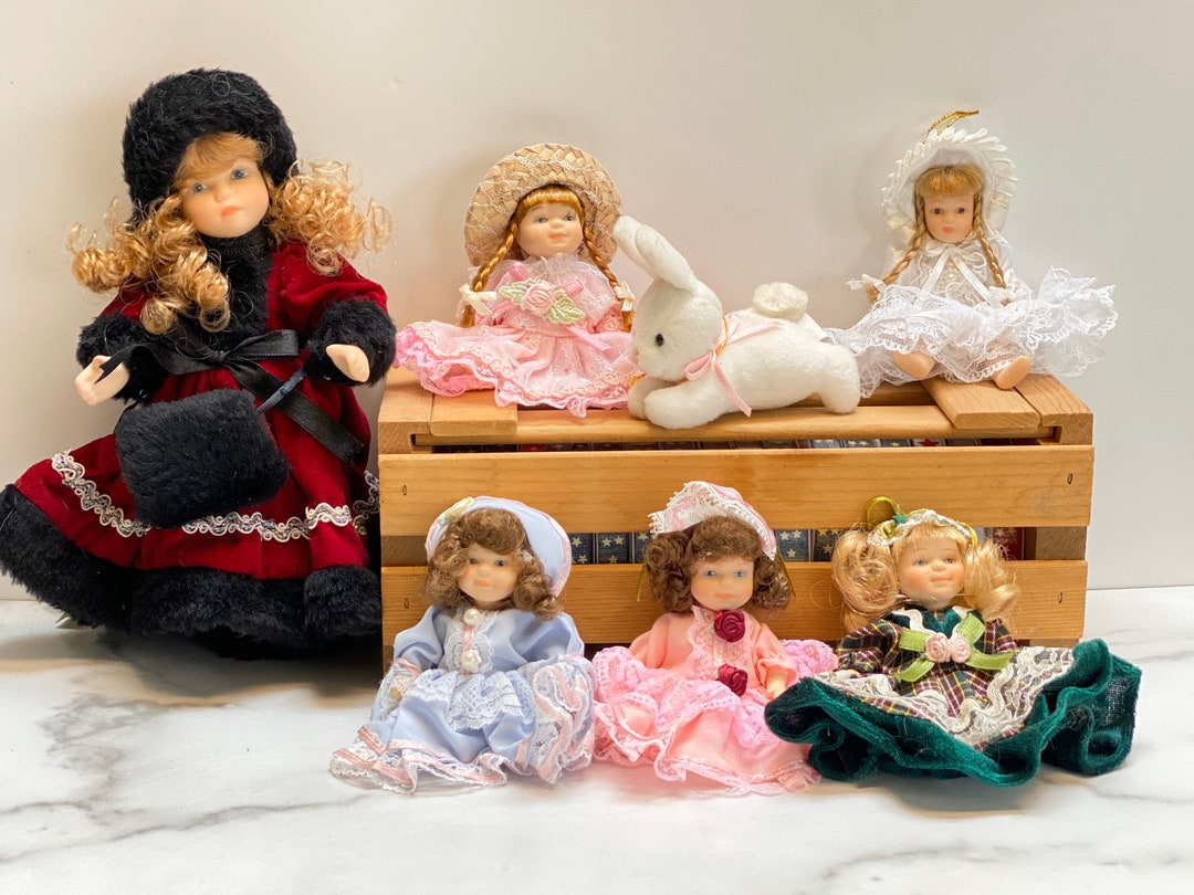 Porcelain Vintage Dolls | AM Creations Cameo Kids - Etsy