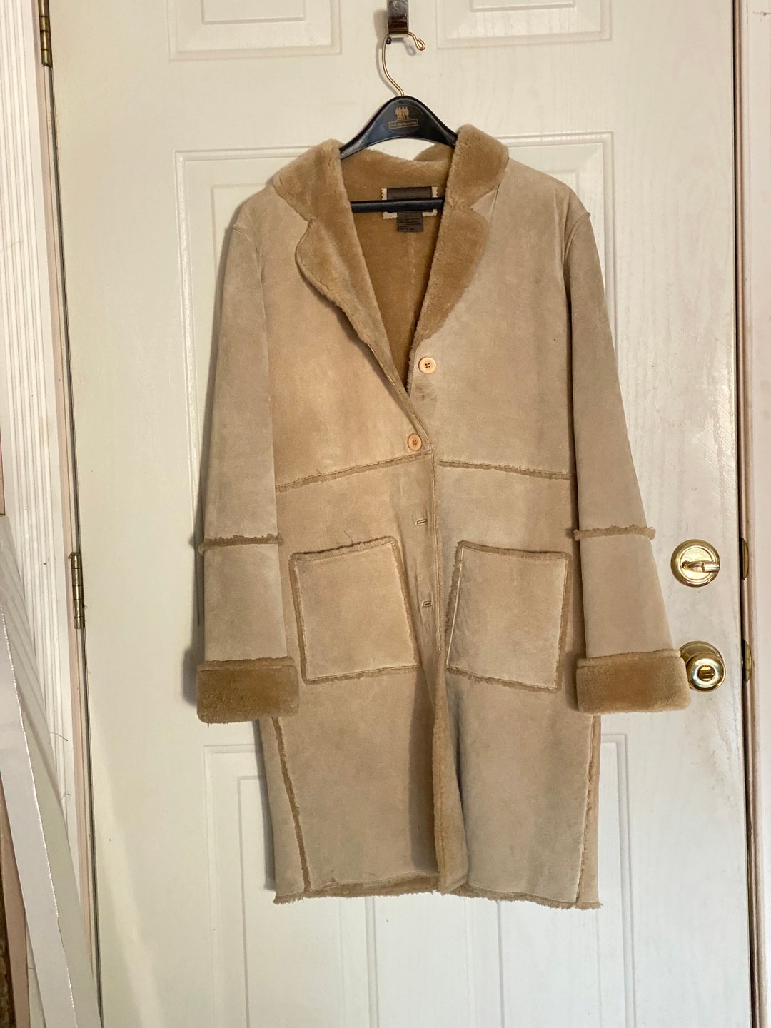 VTG Brandon Thomas Mid Length Suede Leather Jacket | Medium | 1990's - Etsy
