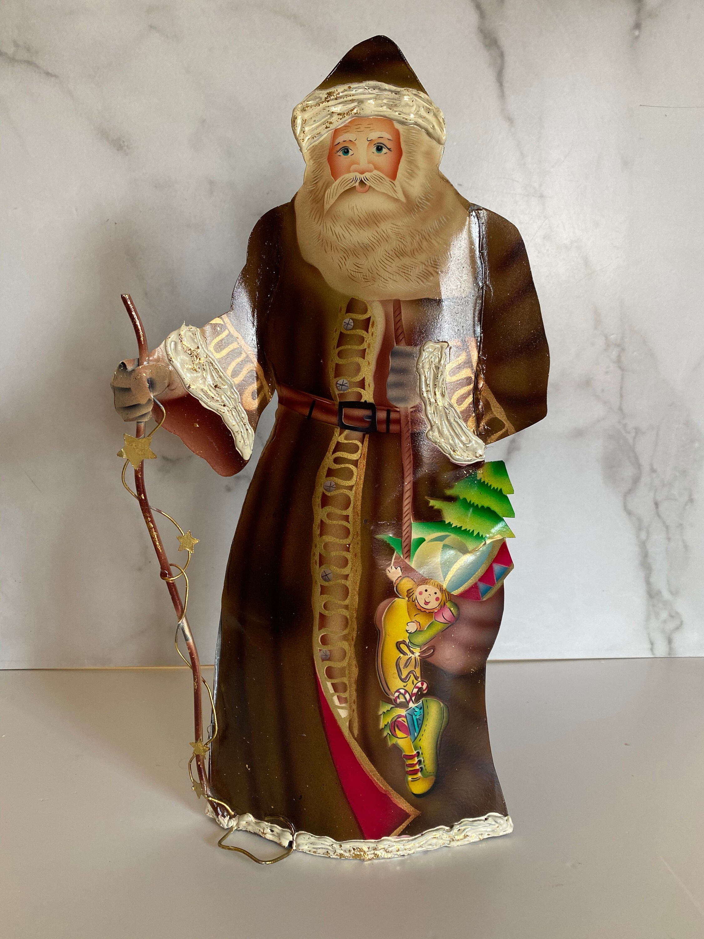 VTG French Santa Figurine Enesco Christmas Decor Holiday - Etsy