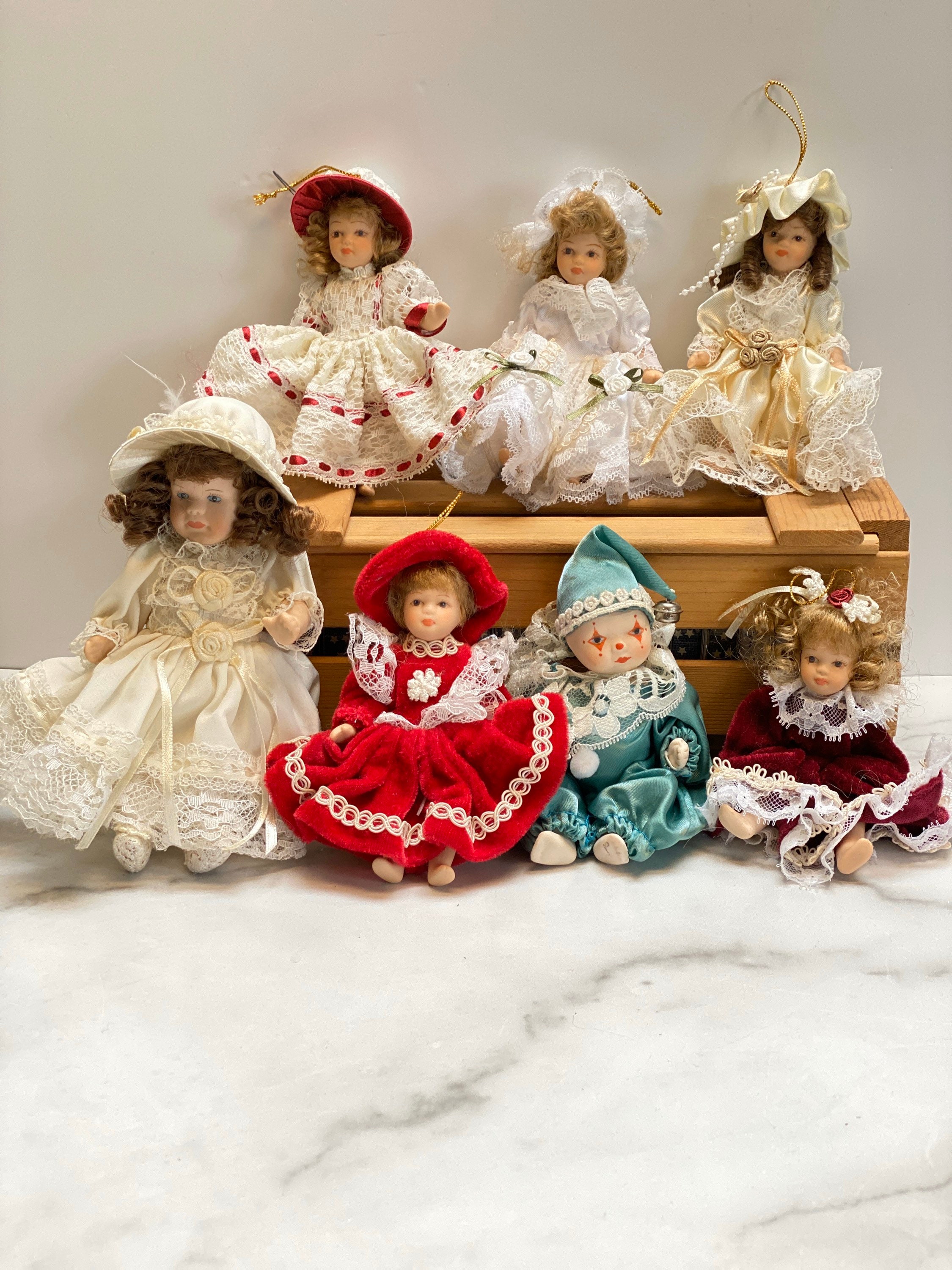 Porcelain Vintage Dolls | AM Creations Cameo Kids | STOCKING STUFFERS ...