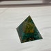 Peridot and Malachite Orgone Pyramid Generator Reiki - Etsy