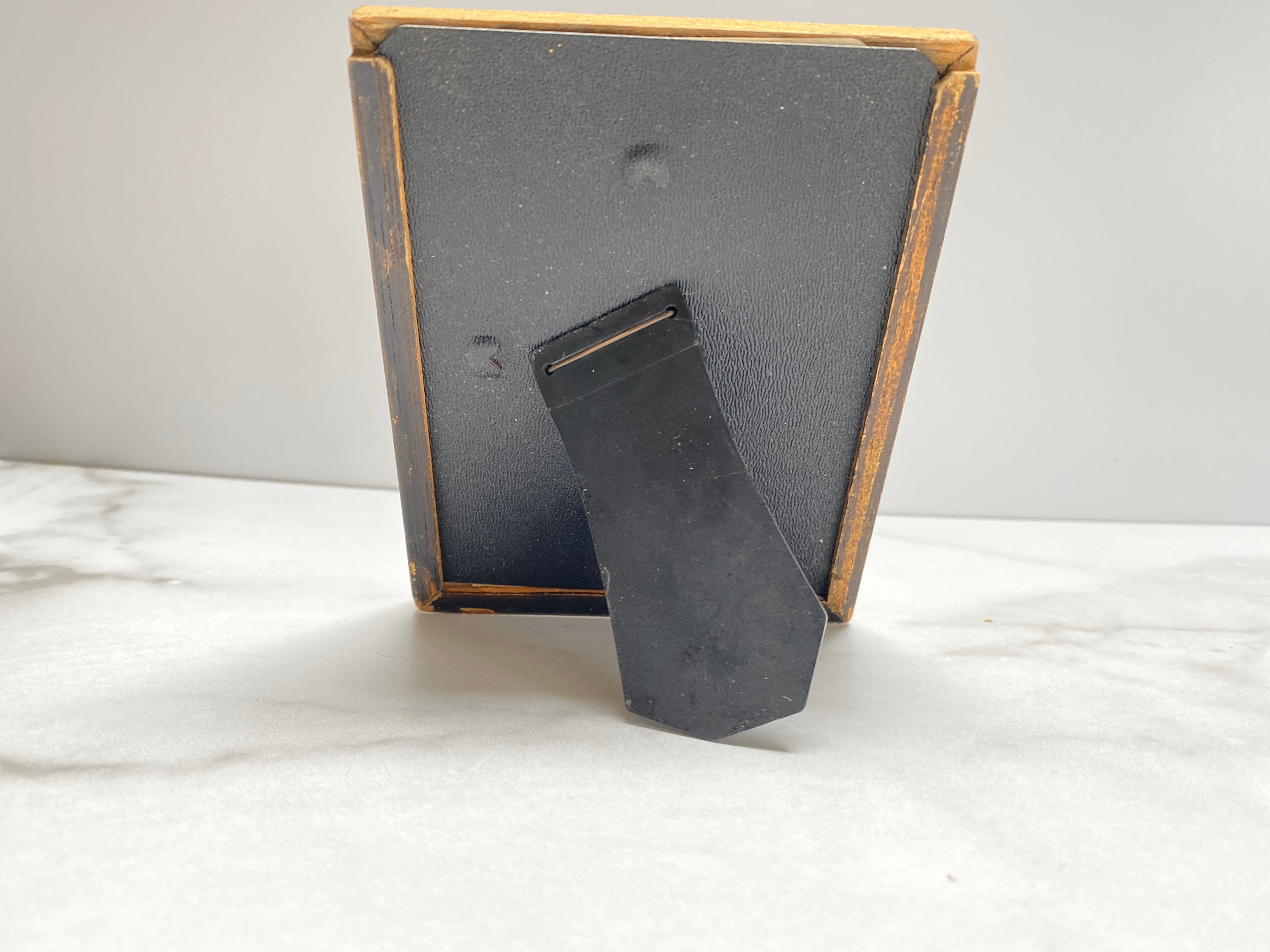 Antique Carr Brass Picture Frame With Ferrotype Photo - Etsy