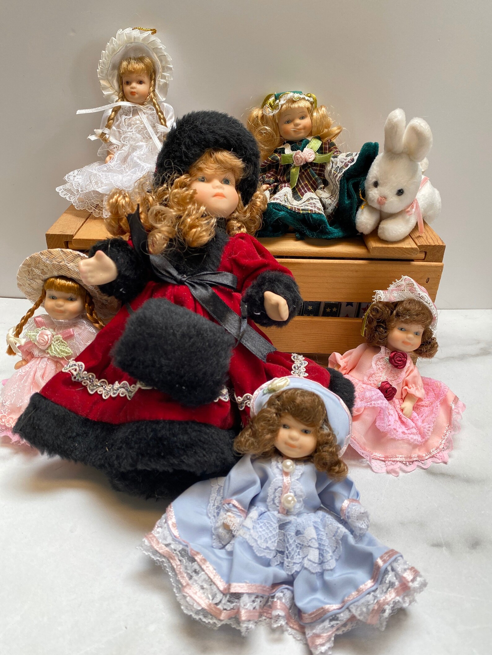 Porcelain Vintage Dolls | AM Creations Cameo Kids - Etsy