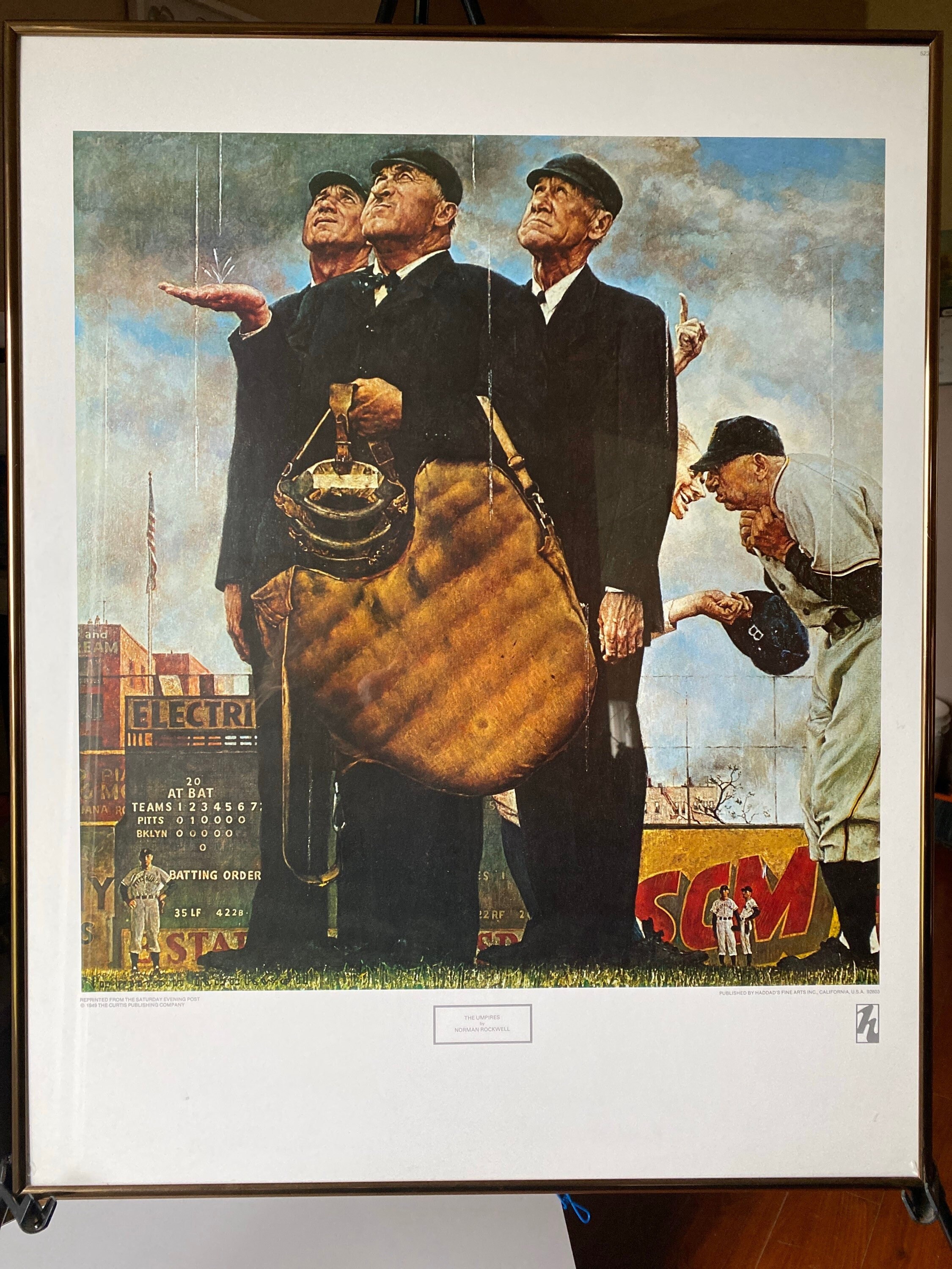 Norman Rockwell Baseball Paintings