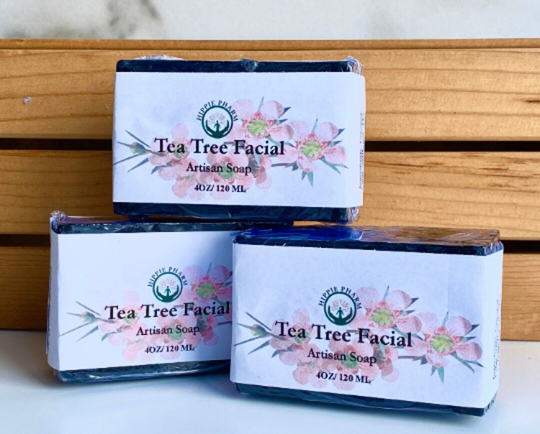 Tea Tree Charcoal Facial Bar 4 Oz - Body Wash - Tea Tree Soaps ...