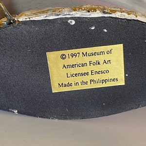 VTG French Santa Figurine Enesco Christmas Decor Holiday Folk Art Decor ...