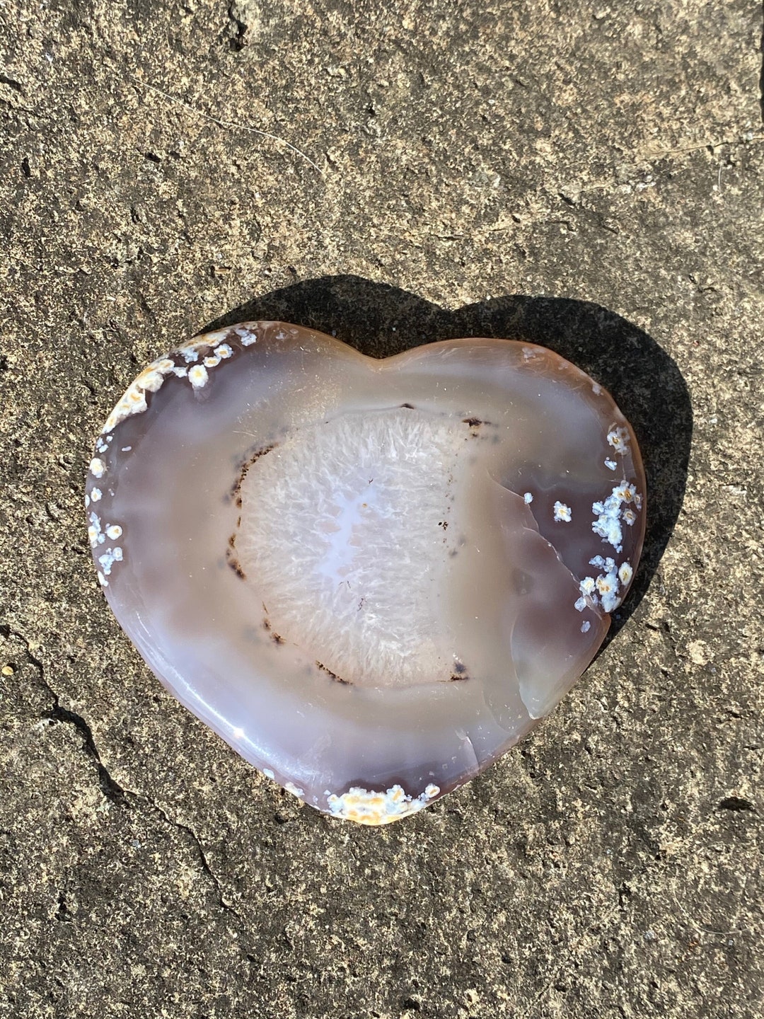 Druzy Agate Heart , Gemstone Meditation, Agate Crystal Healing - Etsy