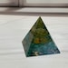 Peridot and Malachite Orgone Pyramid Generator Reiki - Etsy