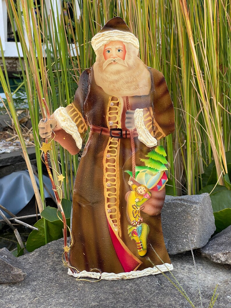 VTG French Santa Figurine Enesco Christmas Decor Holiday - Etsy