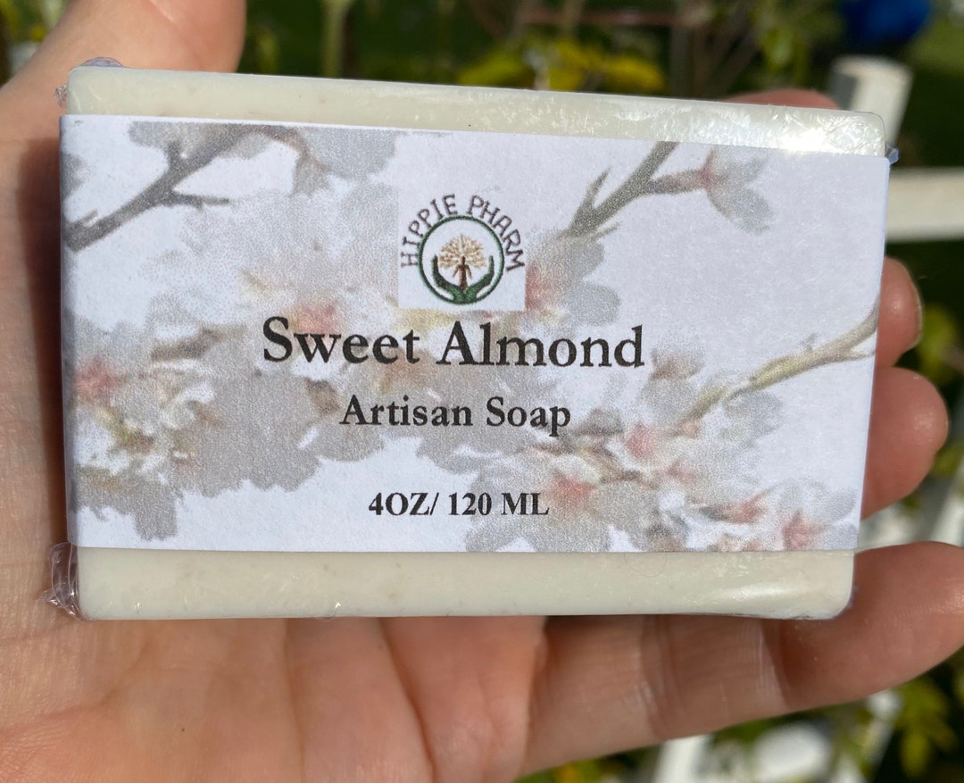 Sweet Almond 4 Oz Artisan Soap - Almond Soap - Fragrance-free Soap - Etsy