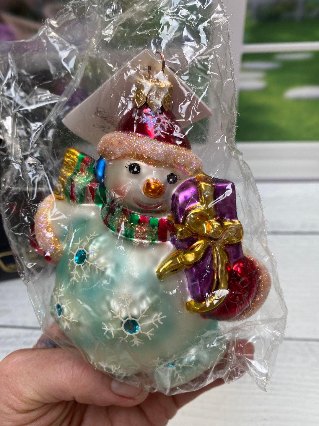 VTG NIB 2001 Christopher Radko Chubby Cheer Snowman 00-521-QV ...