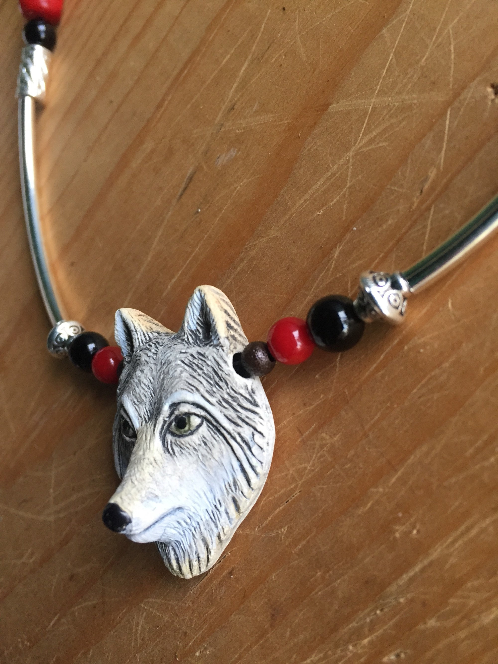 Wolf Necklace Navajo Necklace Wolf Gifts Gifts for Wolf - Etsy