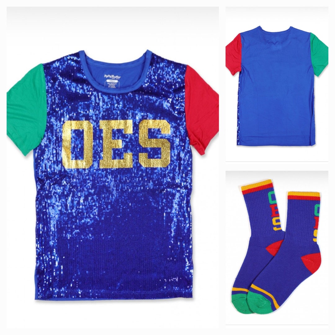 OES Multi-color Sequin Tee - Etsy