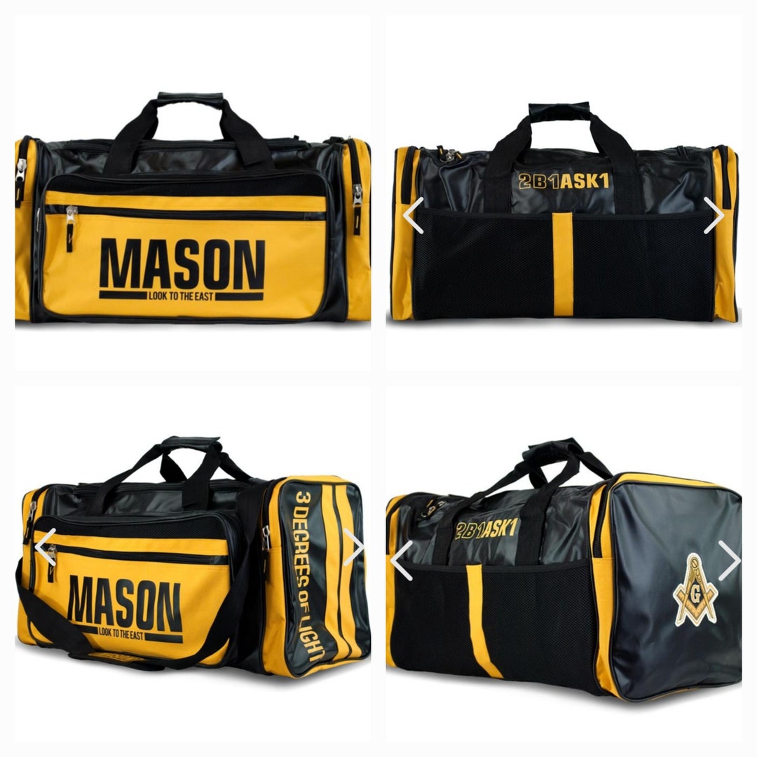 Large Masonic Duffle Bag - Etsy
