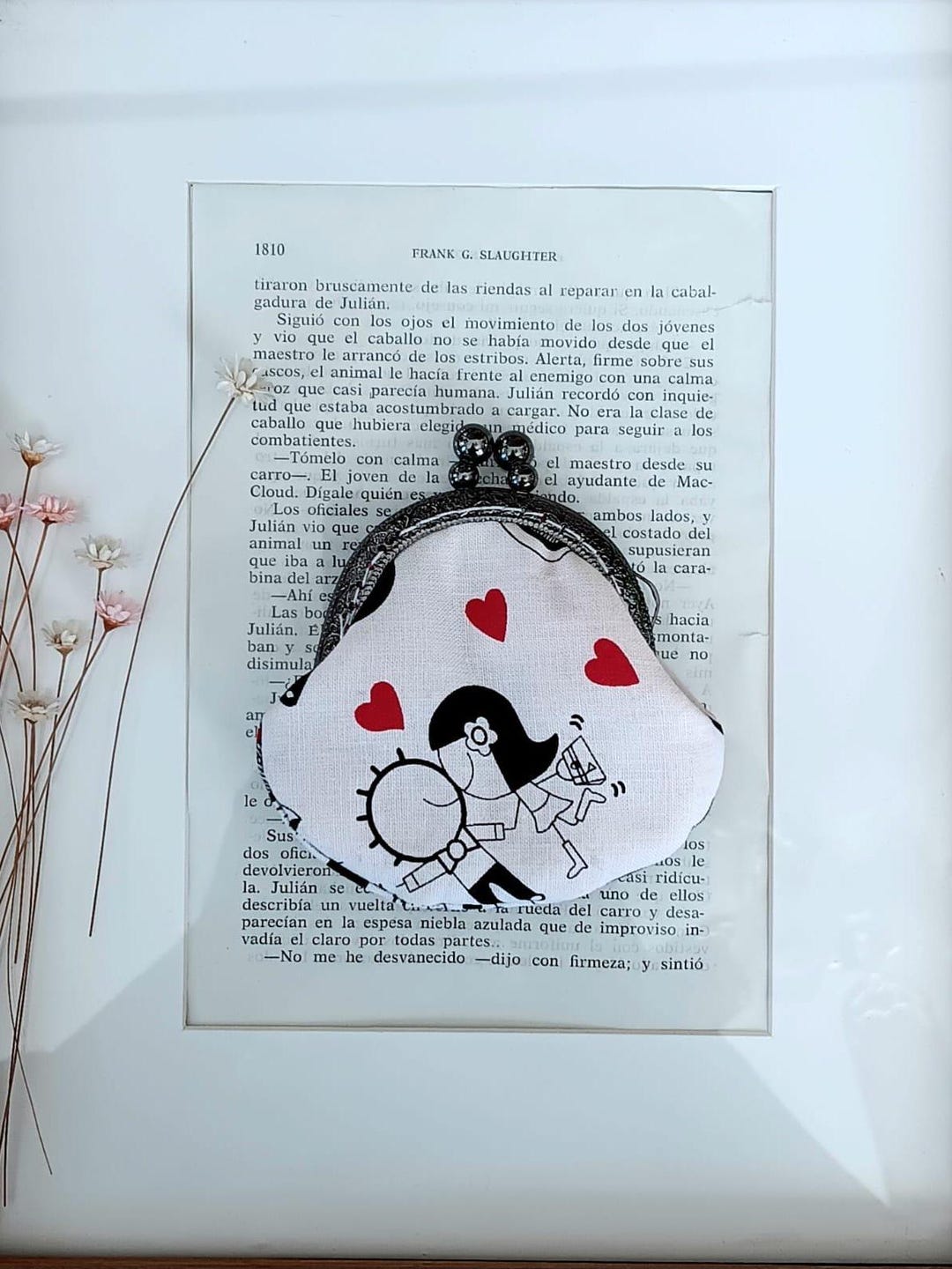 Mini Kiss Lock Coin Purse: Japanese Cotton Small Wallet - Etsy