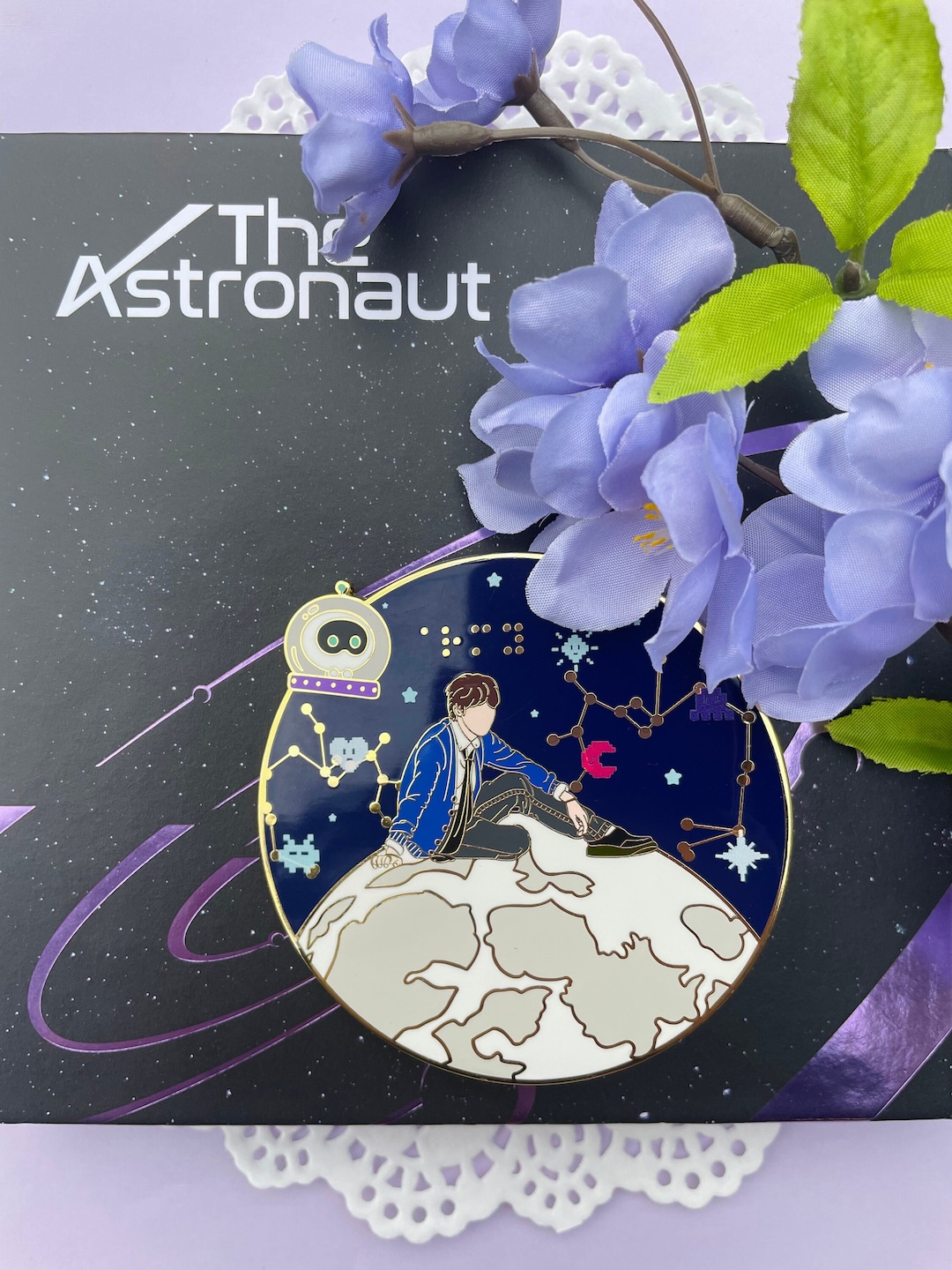 The Astronaut Hard Enamel Pin - Etsy