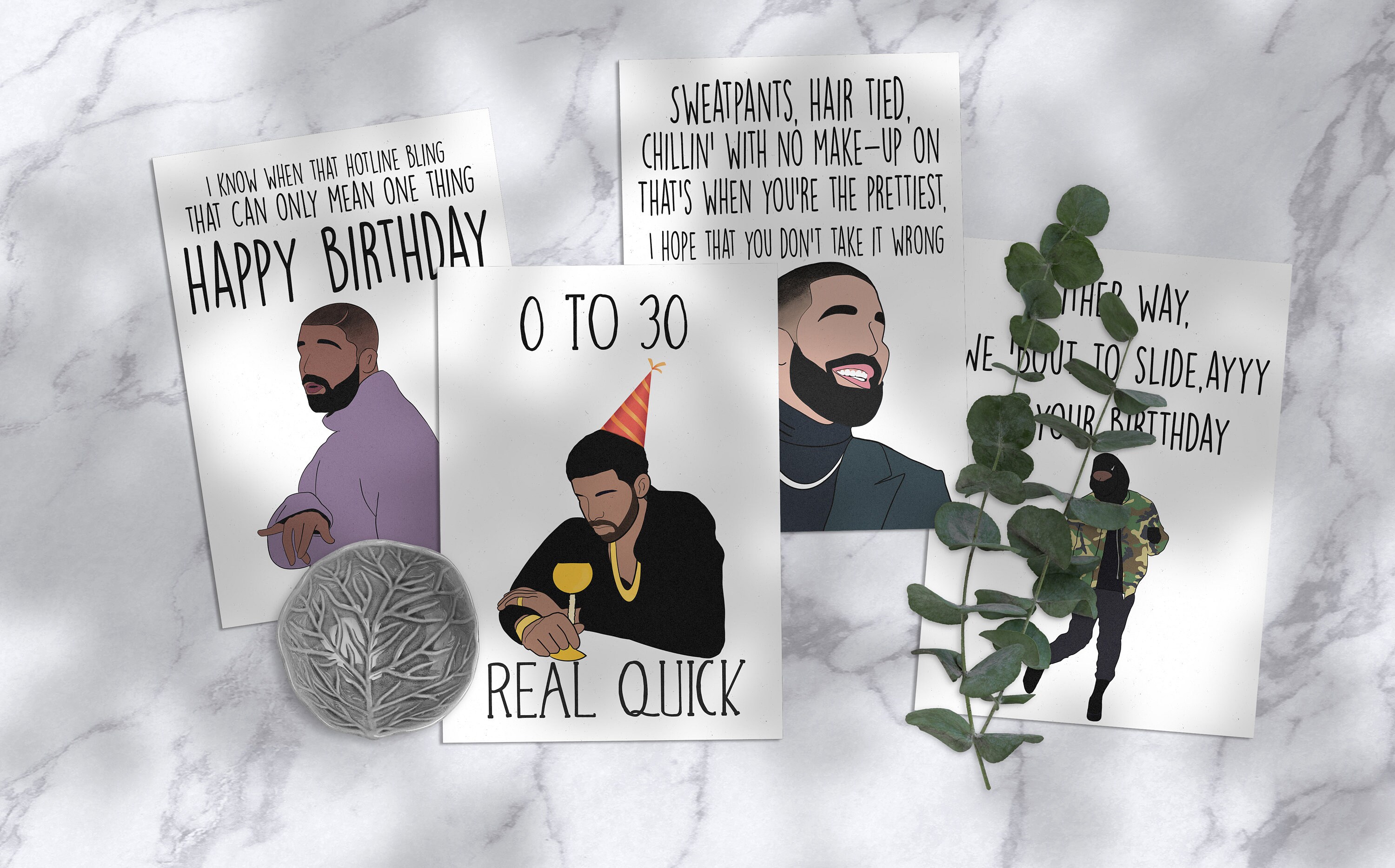 Drake Toosie Slide Birthday Card Perfect Drake Fan Gift for - Etsy