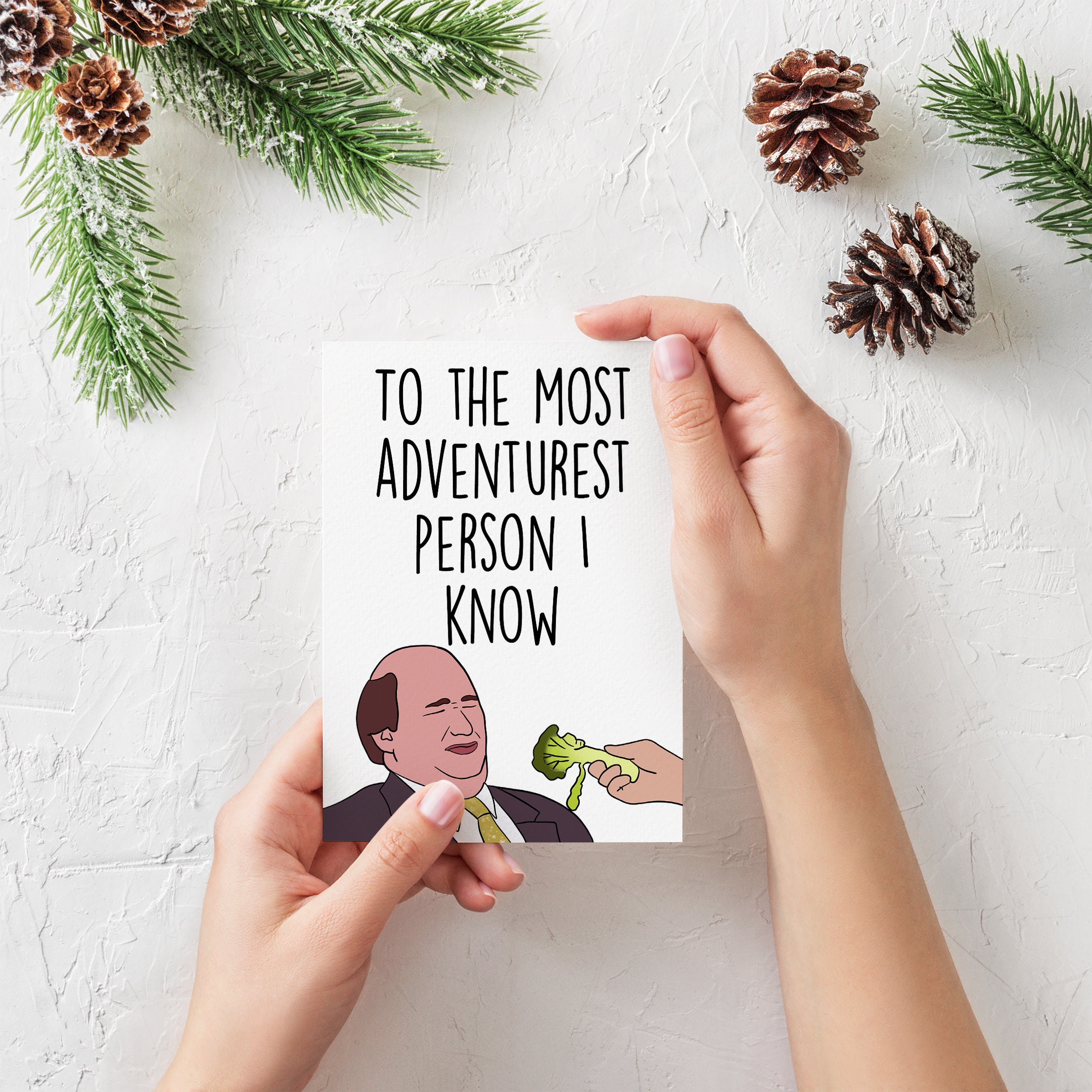 The Office Kevin Broccoli Card - Etsy