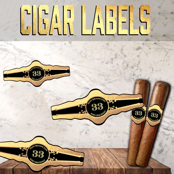 Custom Cigar Labels - Etsy
