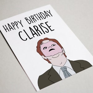 Dwight Happy Birthday Clarice // the Office Birthday Card - Etsy