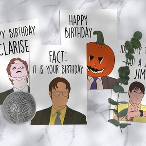 Dwight Happy Birthday Clarice // the Office Birthday Card - Etsy
