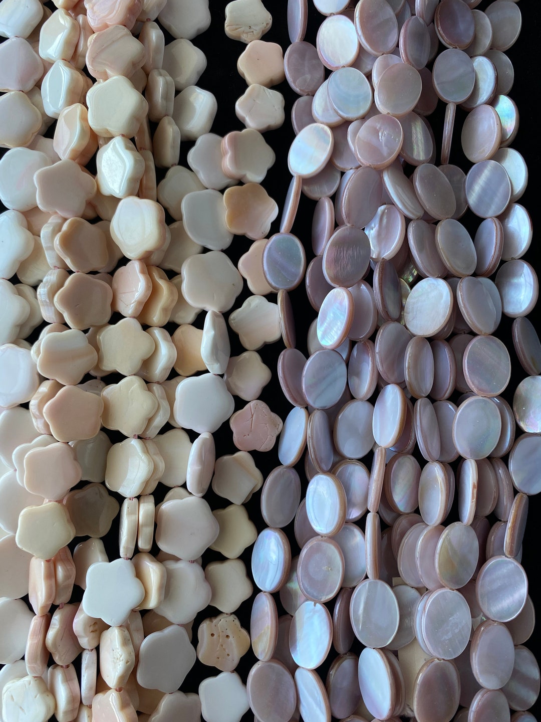 Genuine Queen Conch Shell Flower 12x12-16x16mm Beads.pink Shell 12x16mm ...