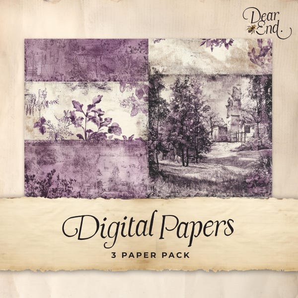 Pink Roses Junk Journal Digital Paper, Vintage Floral 6 Digital Journal ...