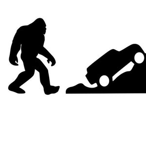 Bigfoot Combo Pack, Bigfoot, Funny, Custom, Car, SUV, 4x4, Truck, Auto ...