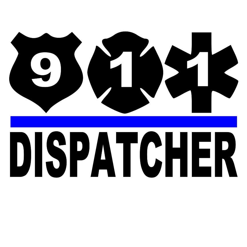 911 Dispatcher Decal Decals First Responder 911 | Etsy