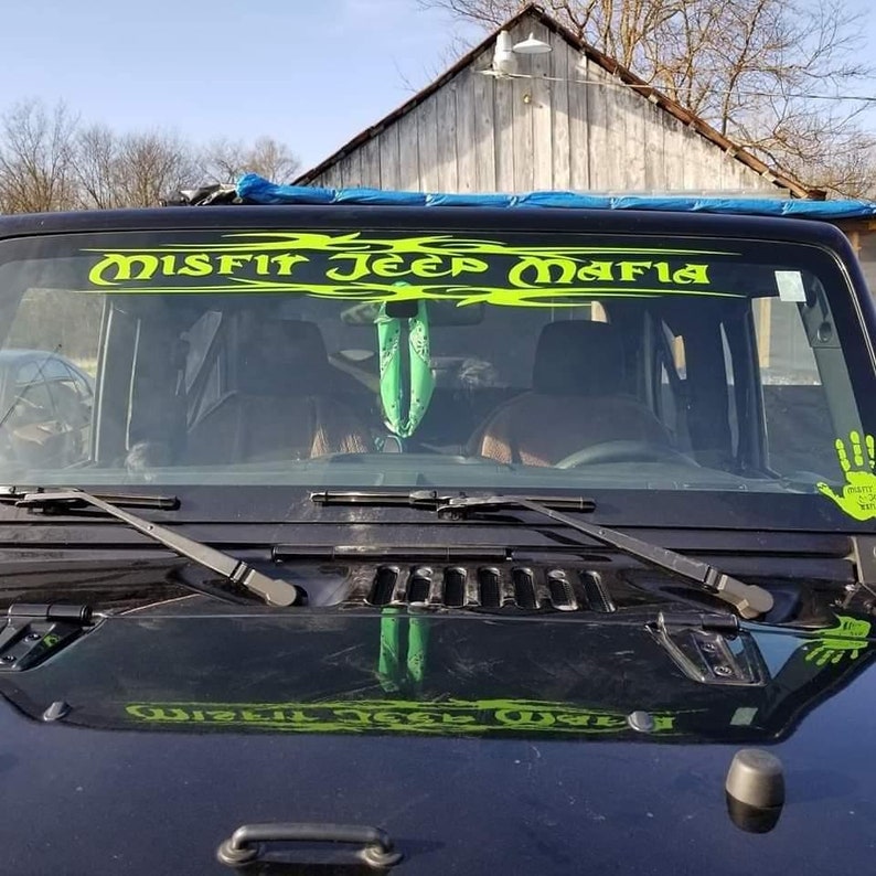 Custom Windshield Banner Decal Custom Car SUV 4x4 Truck - Etsy