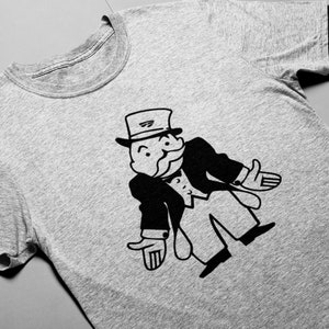 Sad Monopoly Man T Shirt Men Funny T Shirt Graphic T Shirt Men Tees for ...