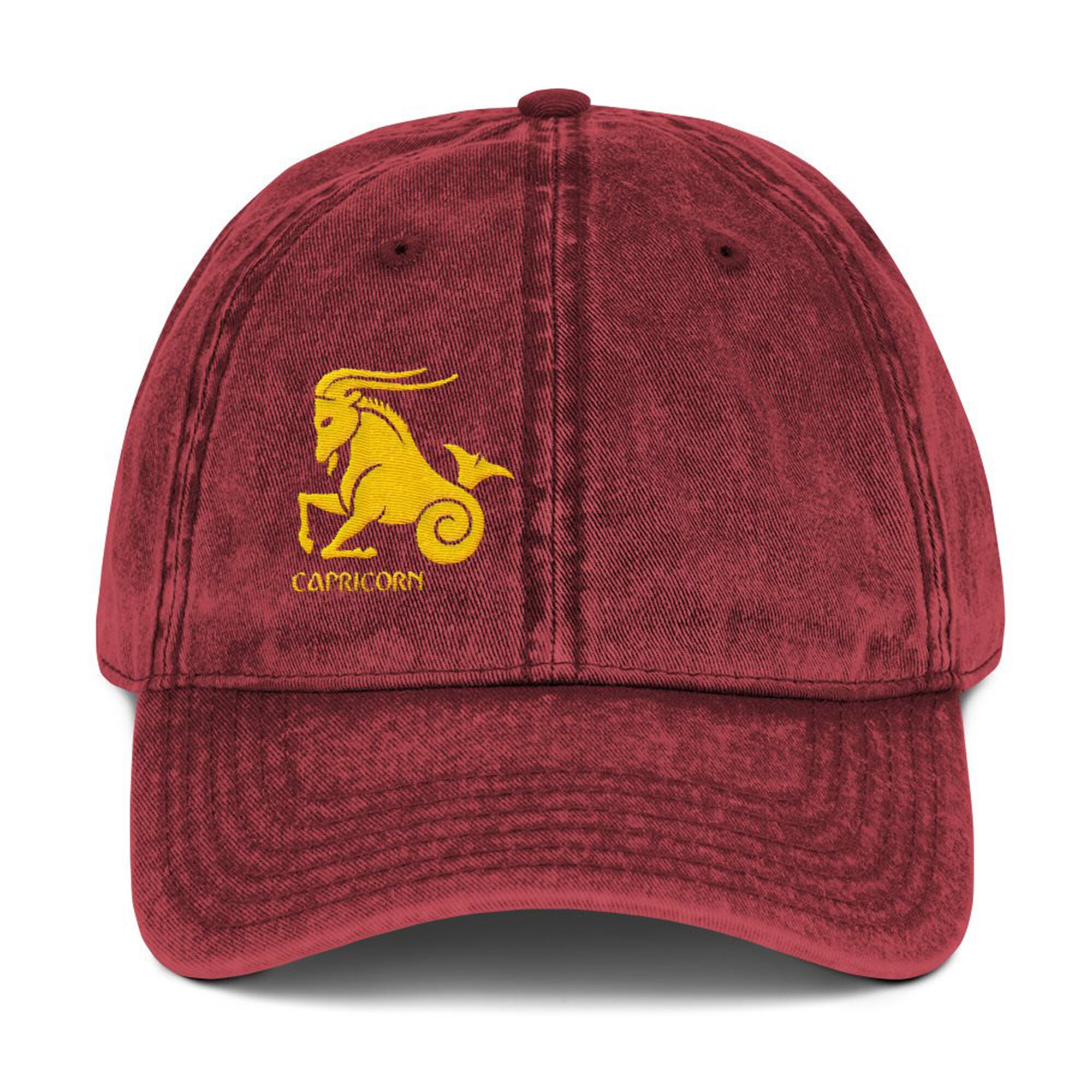 Capricorn Zodiac Hat, Dad Hat, Trucker Caps,baseball Cap,womens Zodiac ...