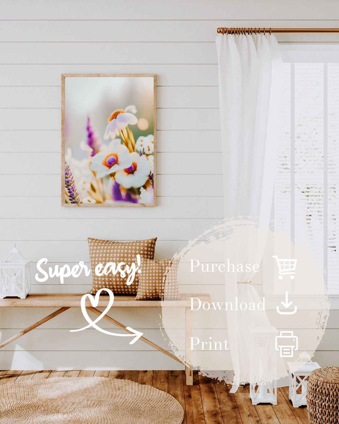 AUTUMN MEADOW Poster KI Art for the Wall Instant Download - Etsy