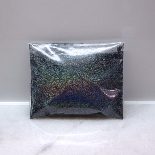 Ultra Fine Holographic Sparkle Black Glitter 0.2 MM Holo - Etsy