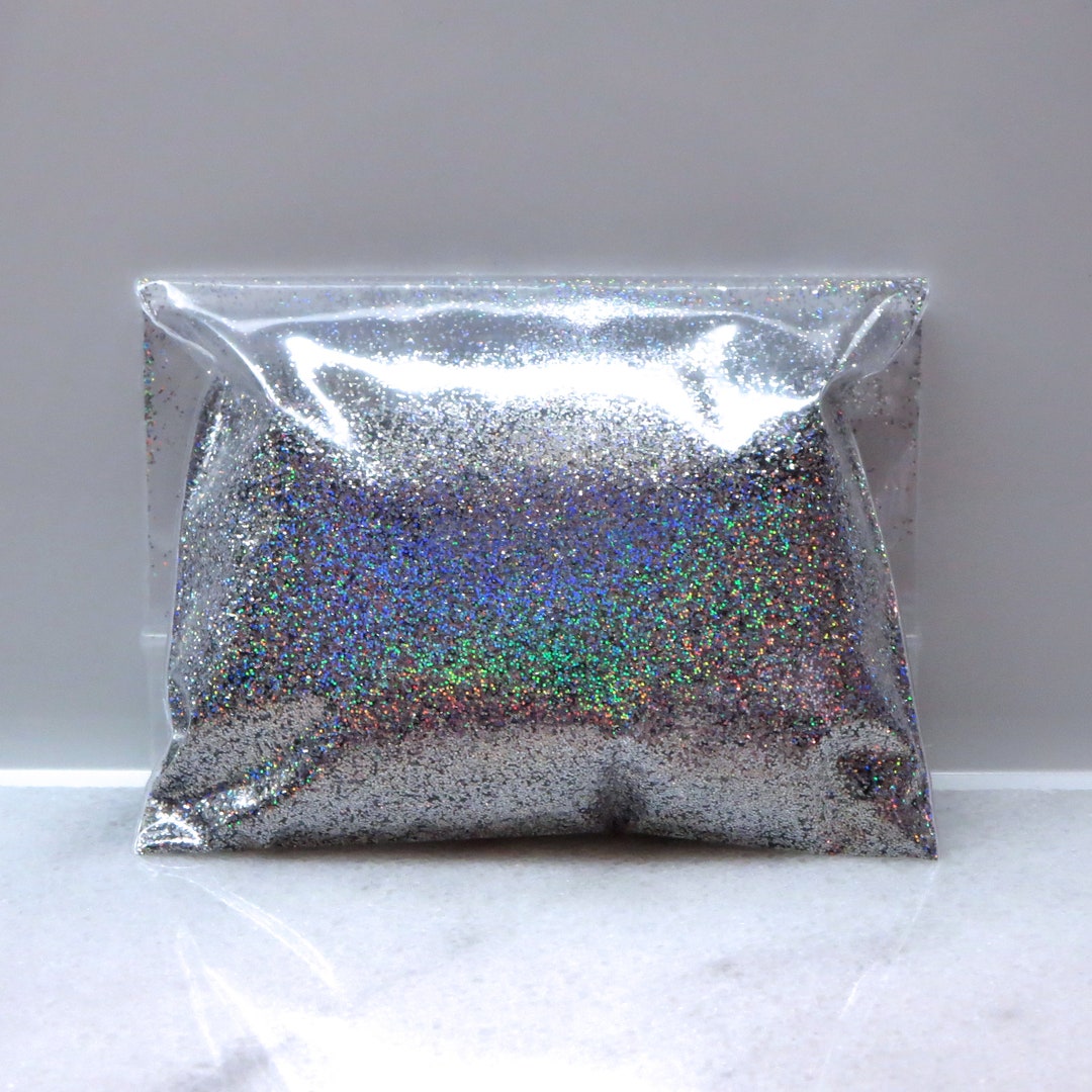 Ultra Fine Laser Holographic Blue Silver Glitter | 0.2 MM | Holo ...