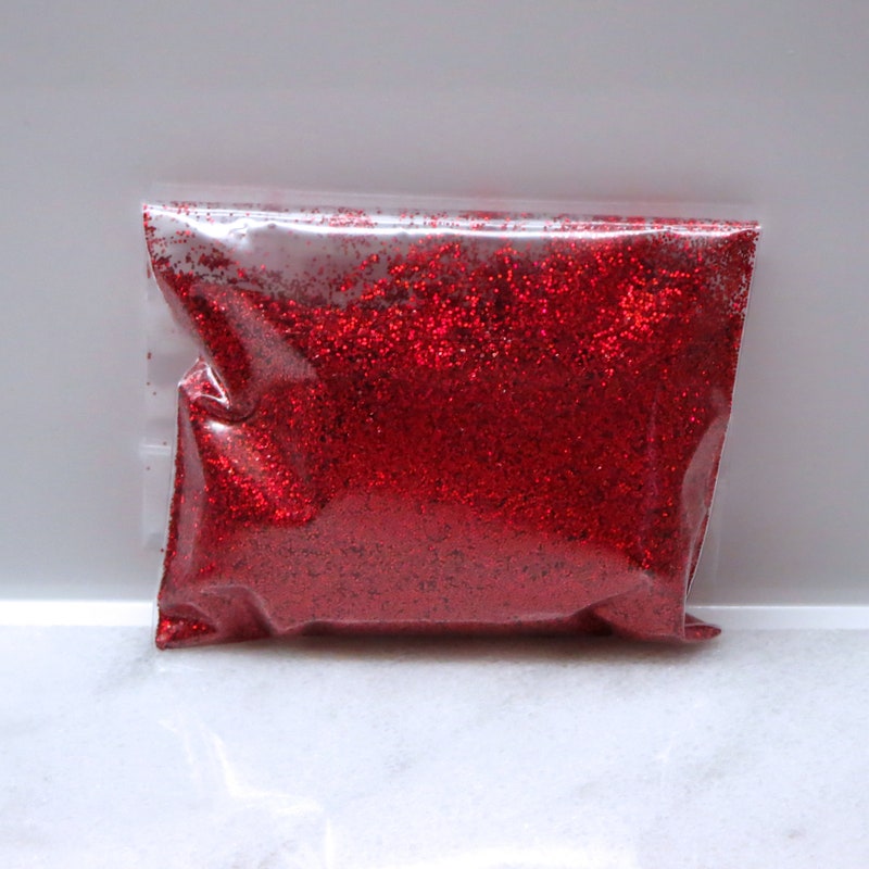 Resin Red Glitter Shoe - Etsy