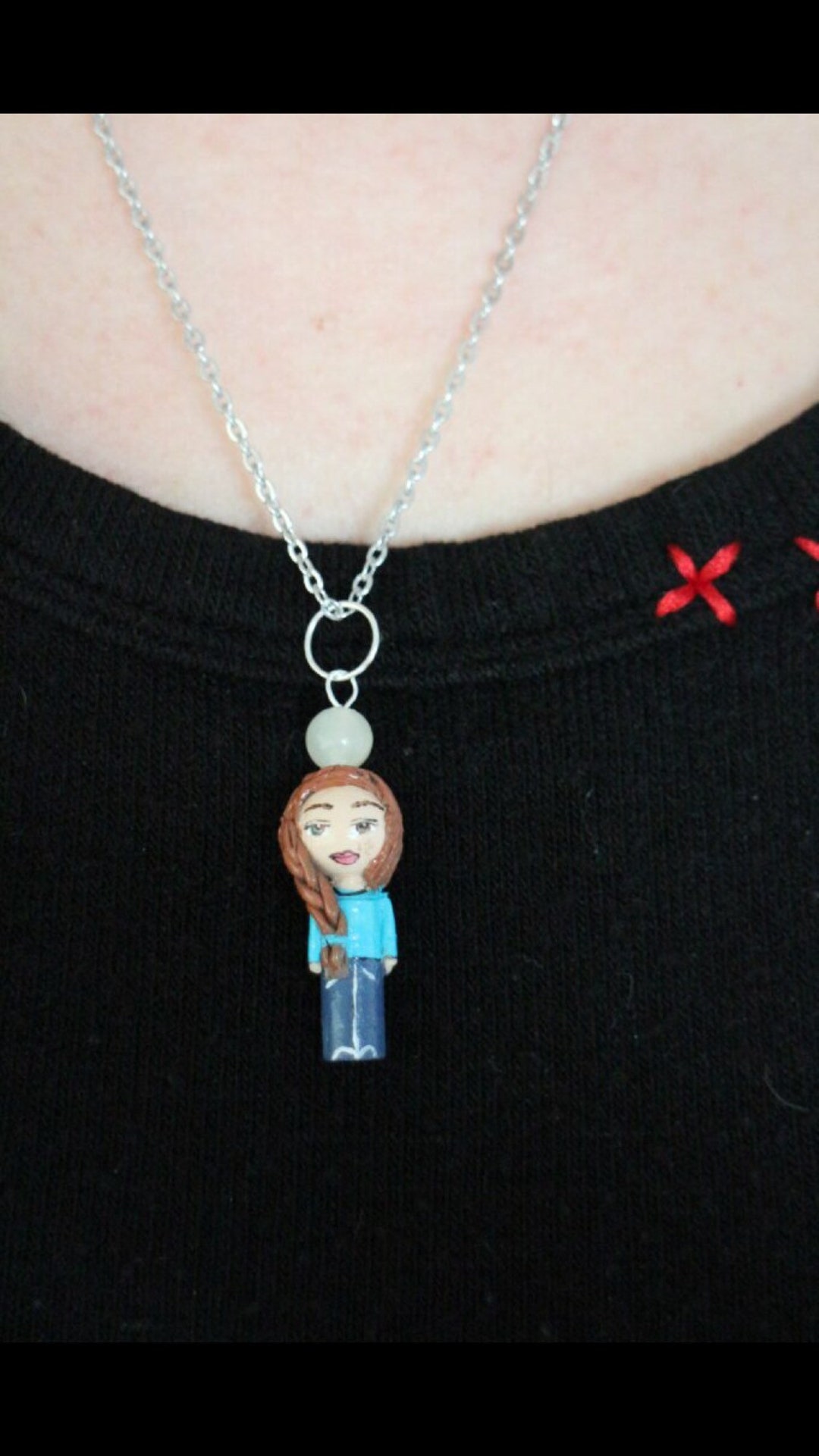 Jewel Necklace Figurines Portrait - Etsy