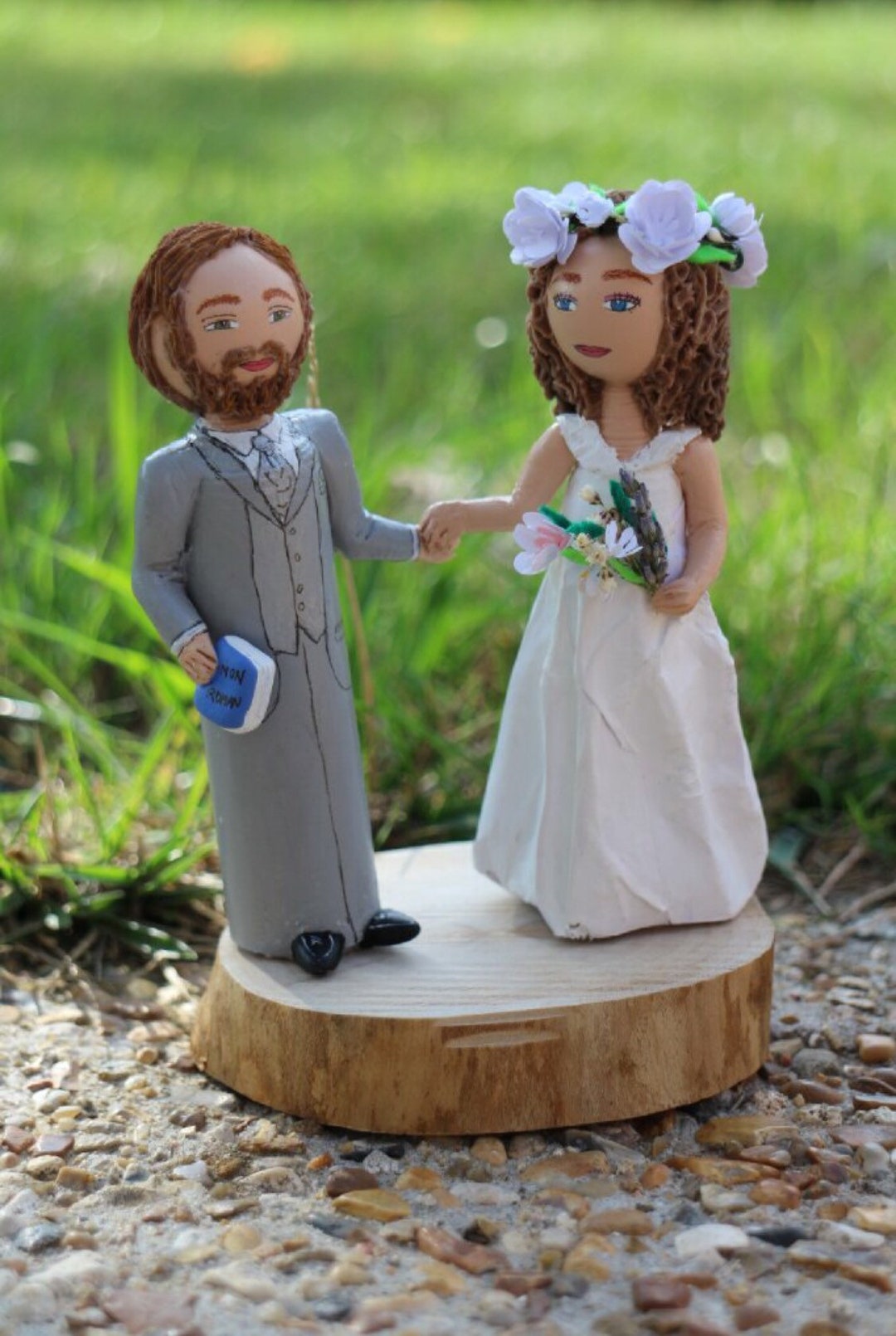 Cake Topper Figurines 11 Cm Wedding Pegdoll Portrait Dolls Personalized ...