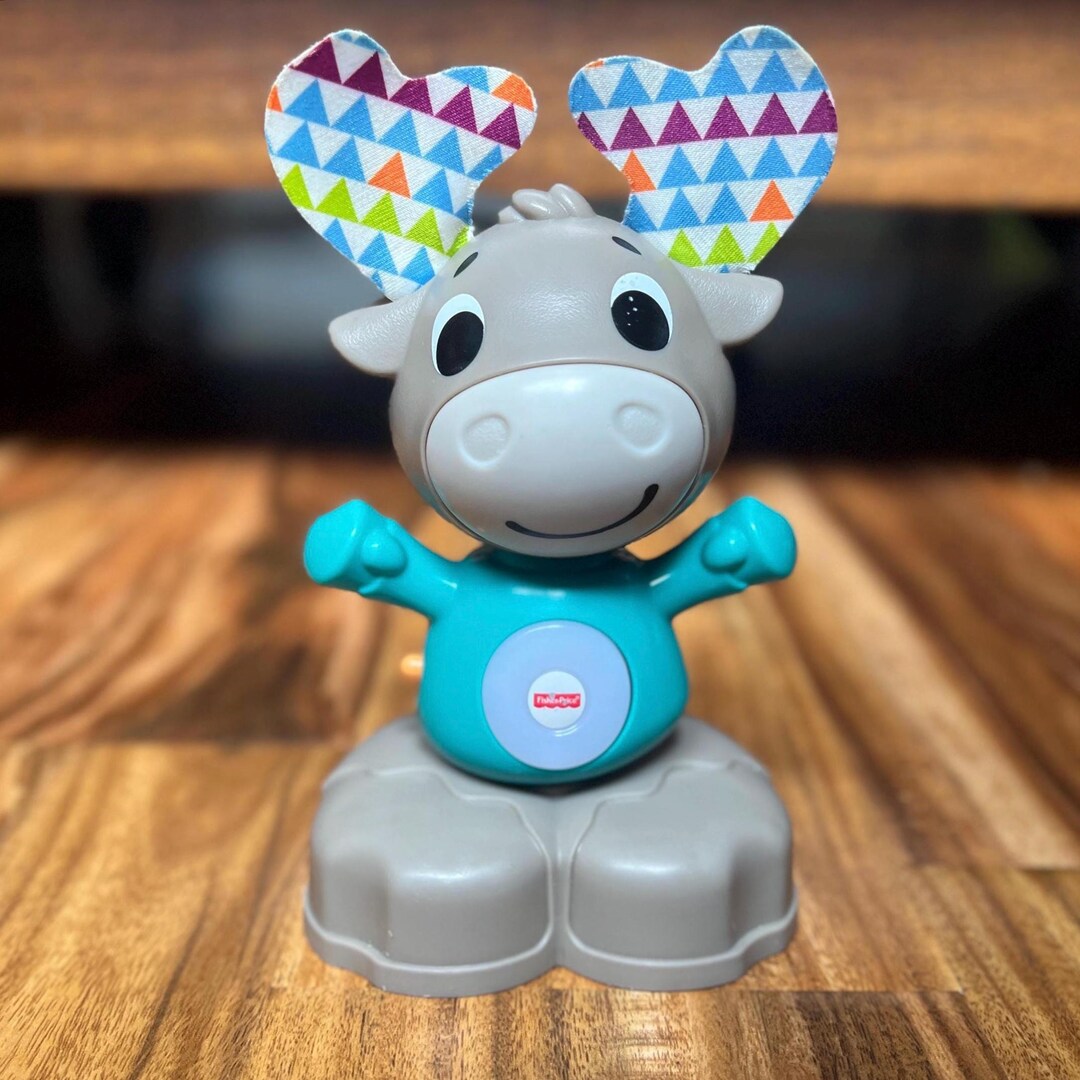 Switch Adapted Linkimals Musical Moose. Special Needs Accessible Play ...